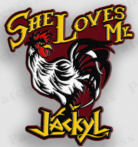 She Loves My... Patch – Jackyl_Jesse James Bourbon_Mighty Loud